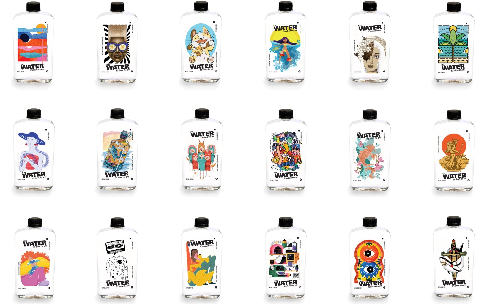 Art & Earth Friendly Bottled Water Brand - Yes! Definitely
